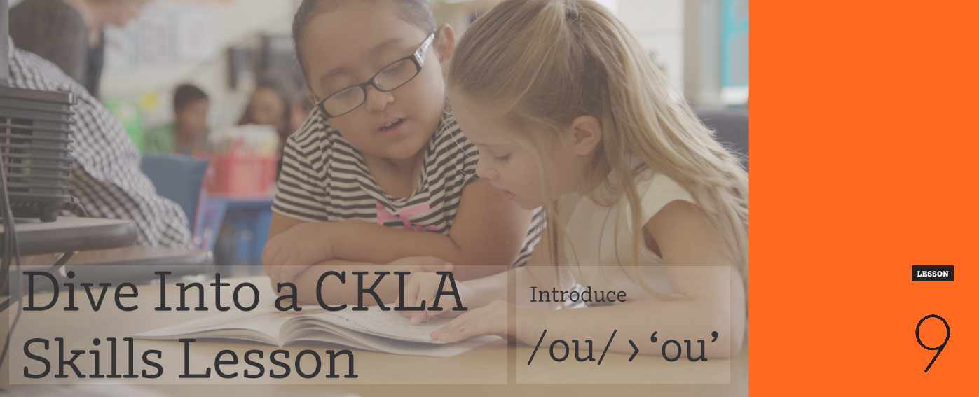 Dive Into a CKLA Skills Lesson
