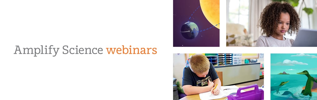 Amplify Science webinars